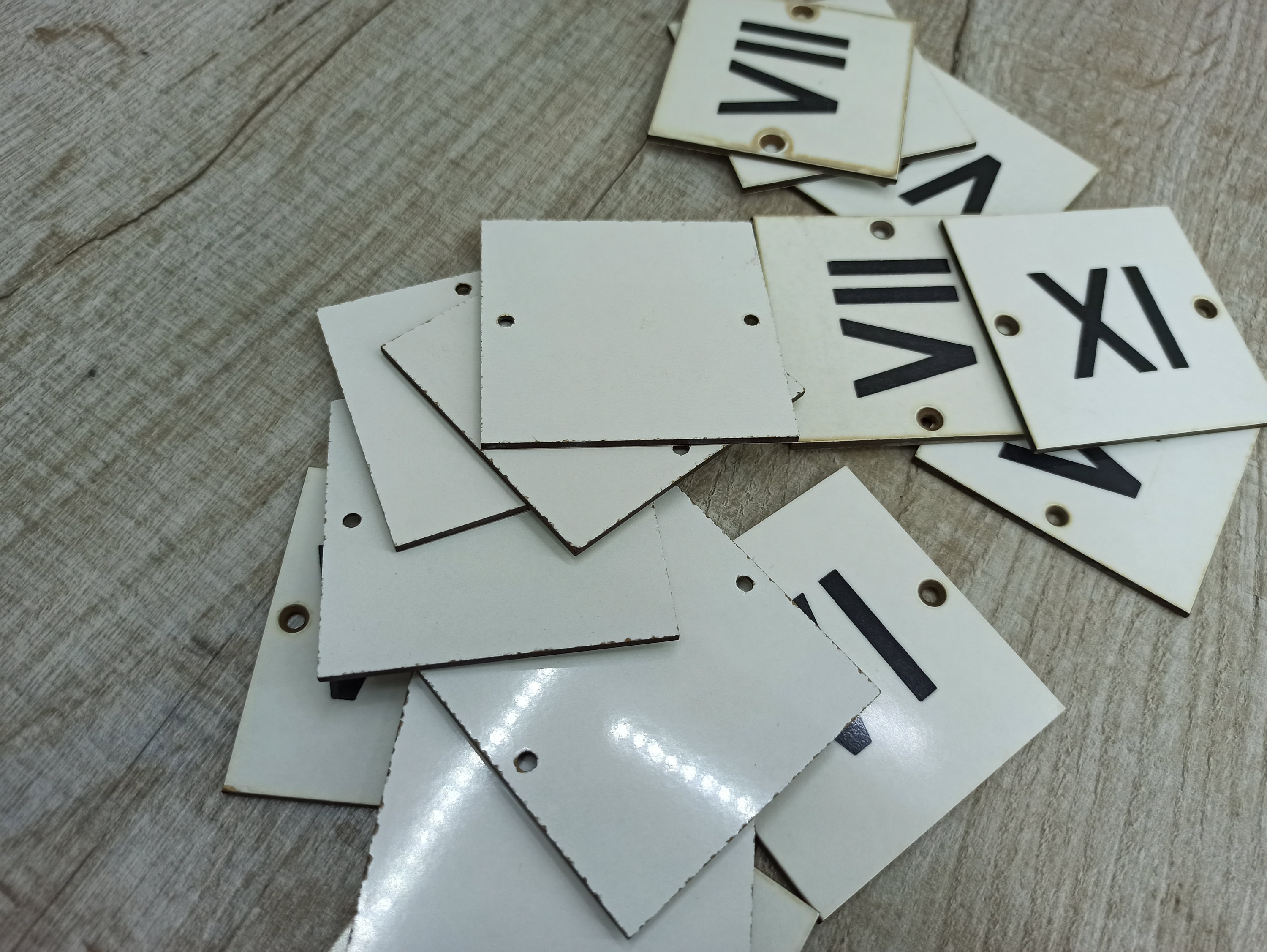 Latin numerals XI IX VI Small numbers sign Mini Number plate | Etsy