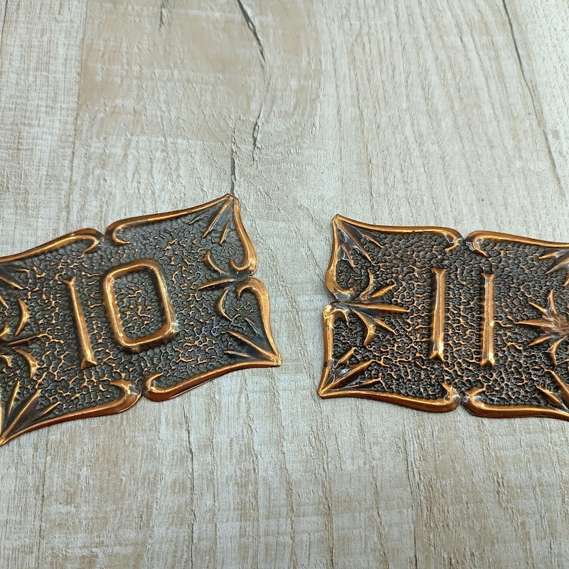 Hotel Room Number Plates - Etsy