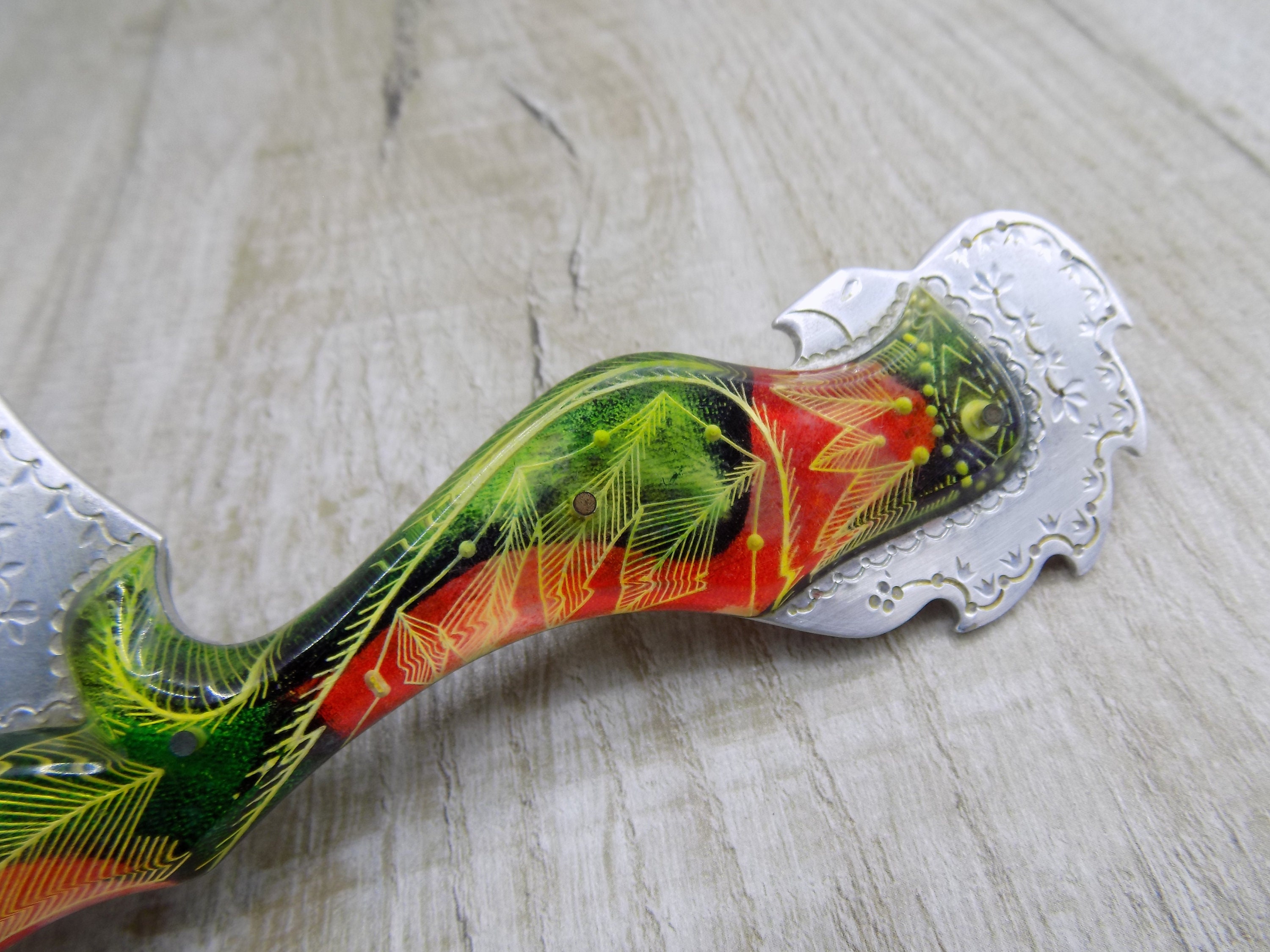 Parrot comb Aluminium green Pocket Comb Metal Comb Soviet Era | Etsy