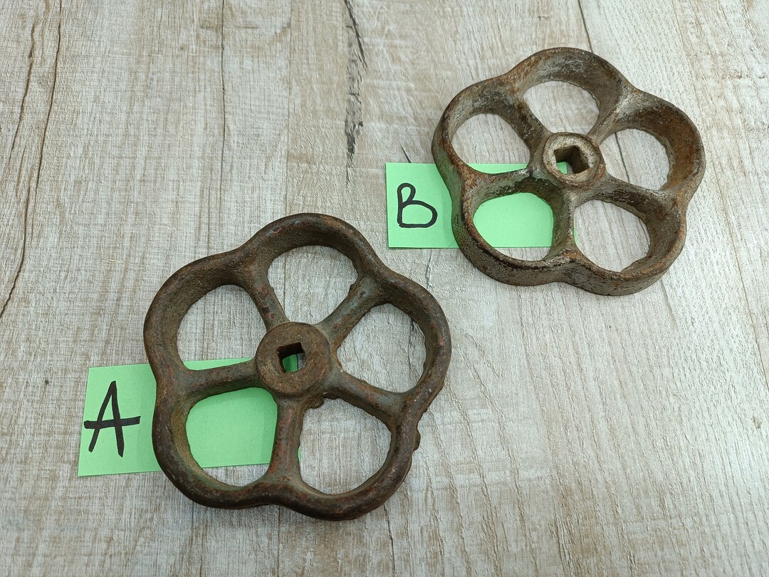 Large Valve Faucet Vintage Faucet Handles Rusty Garden Outdoor Spigot ...