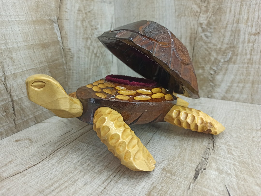 Tortoise Casket Fiqurine Stash Magic Turtle Transformer Vintage Soviet ...