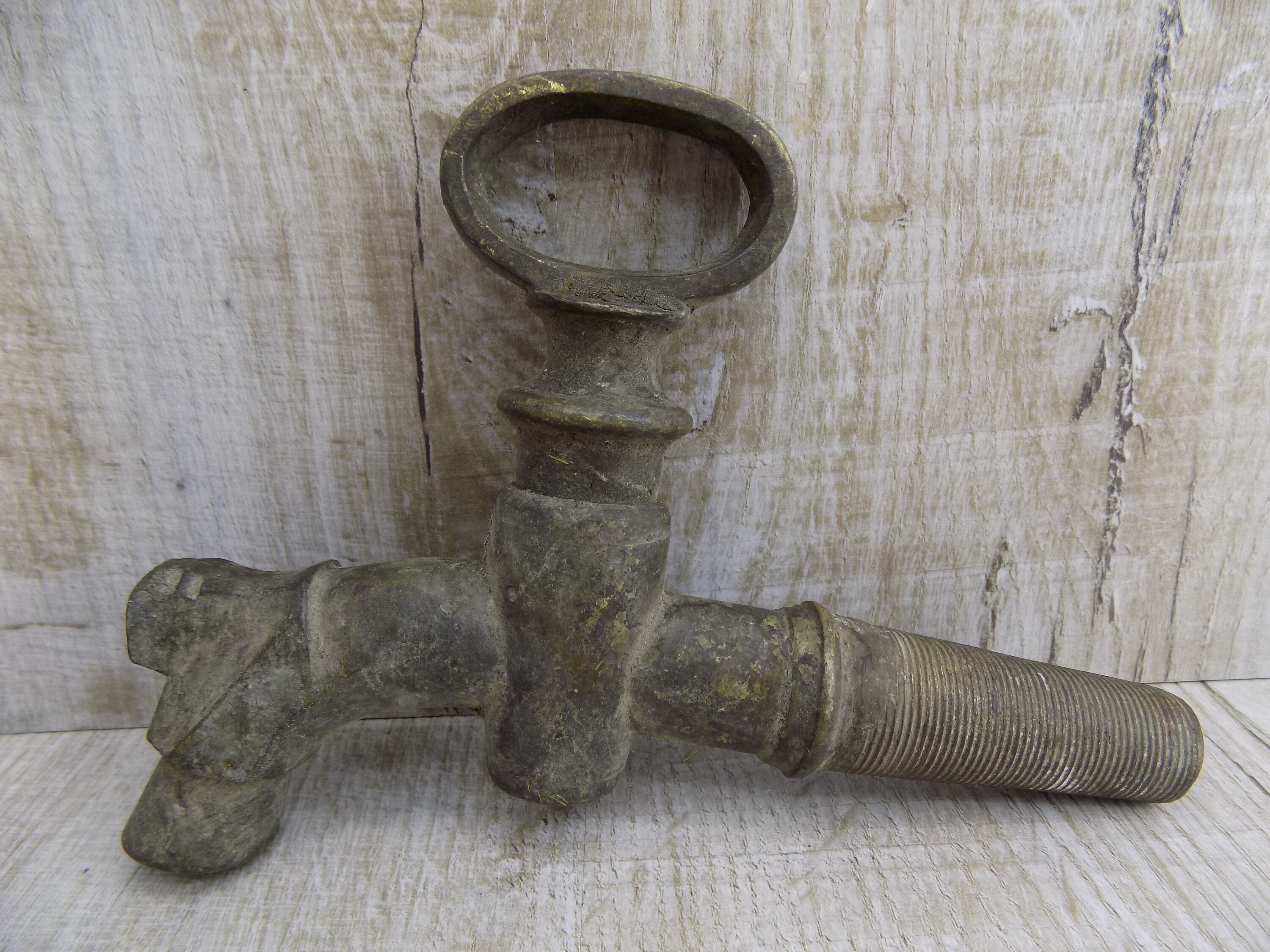 Giant Bronze Brass Wine Barrel Faucet LARGE Vintage Water | Etsy