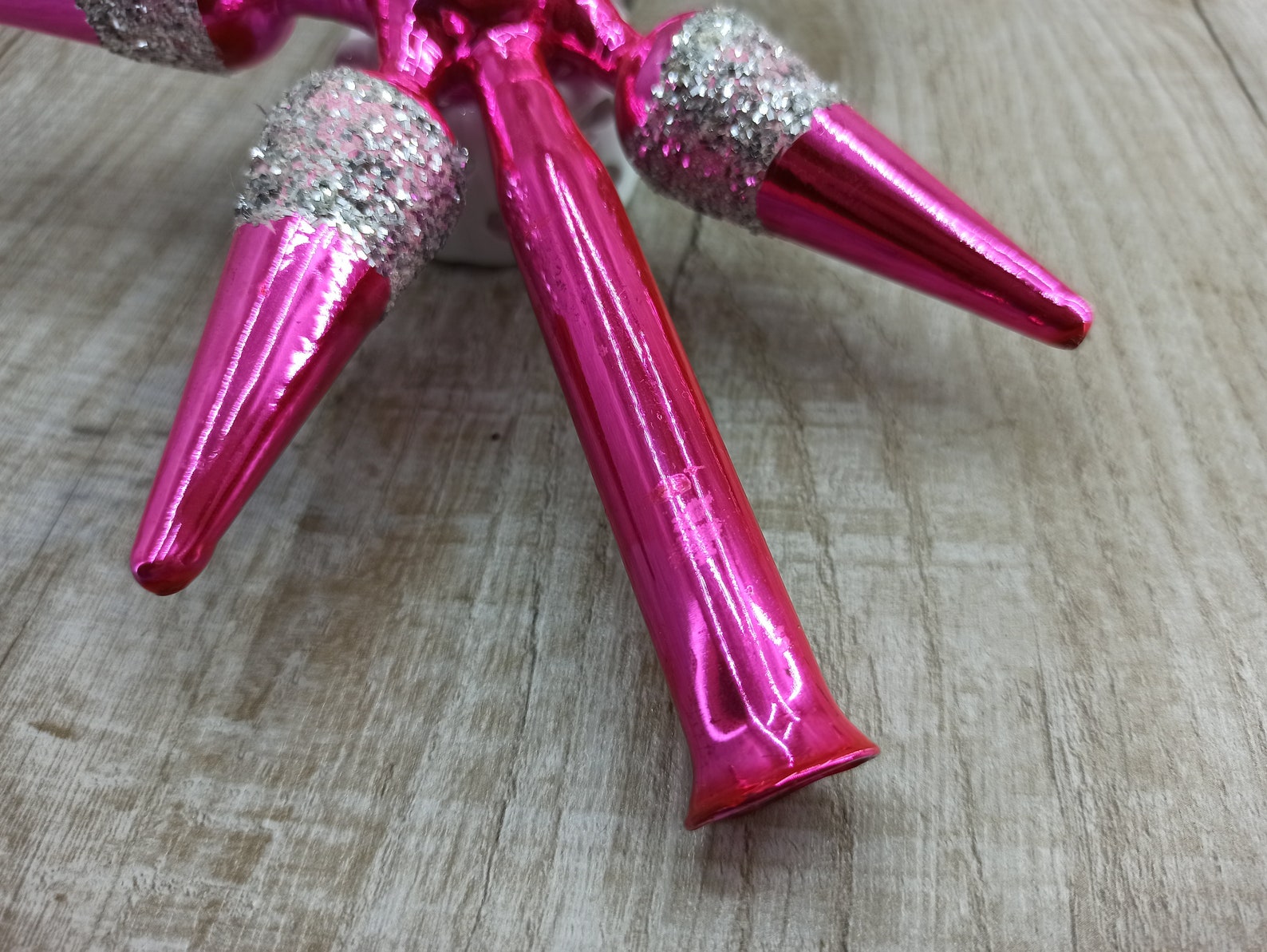 Vintage Tree Topper Pink Christmas Tree Top Red Tree - Etsy