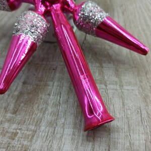 Vintage Tree Topper Pink Christmas Tree Top Red Tree - Etsy