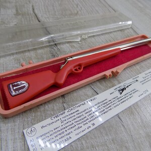 Vintage Hunter Gun Pen Collection Ballpoint Pen Red Silver Stationery ...