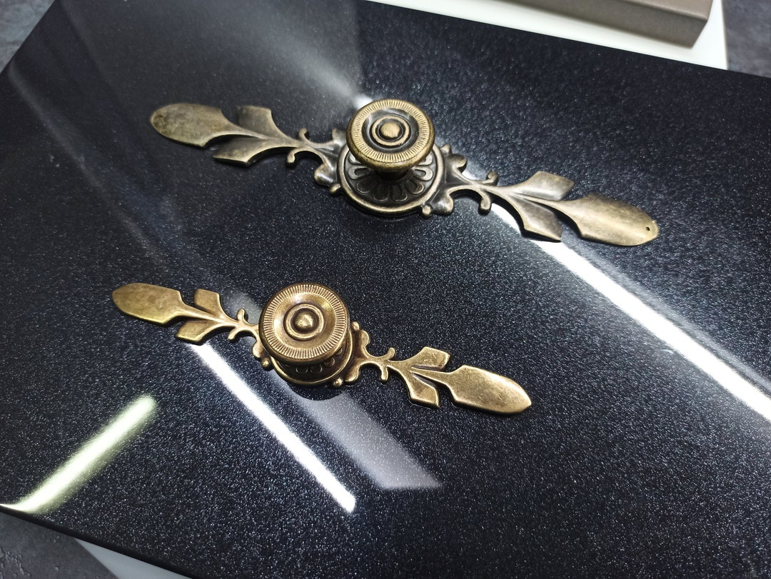 Classic Loft Knob Brass Home Handles Vintage Style Design Furniture ...