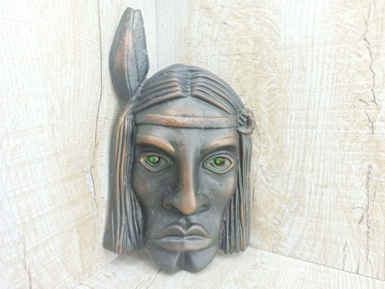 Indian Head Silhouette Indian Head Wooden Indian American - Etsy