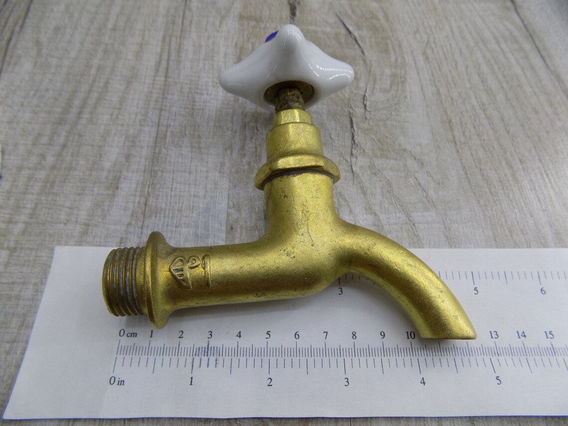 Vintage Water Faucet Soviet Brass Water Tap Old Water Valve | Etsy