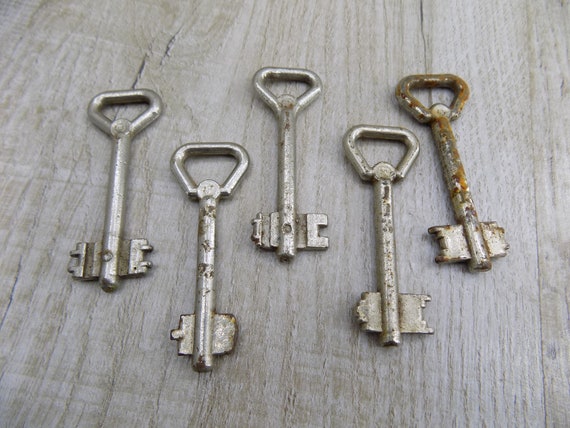 Home Improvement Doors & Locks Antique Vintage Original Skeleton Keys ...