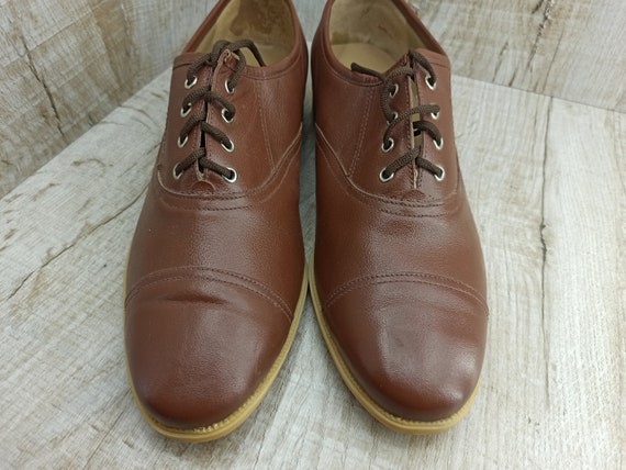 Vintage Brown men's classic shoes Dance Collectible s… - Gem