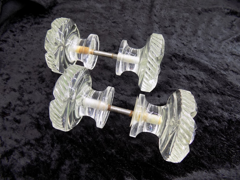 Vintage Door Knob Old Door Knobs Big Clear Handles Door - Etsy