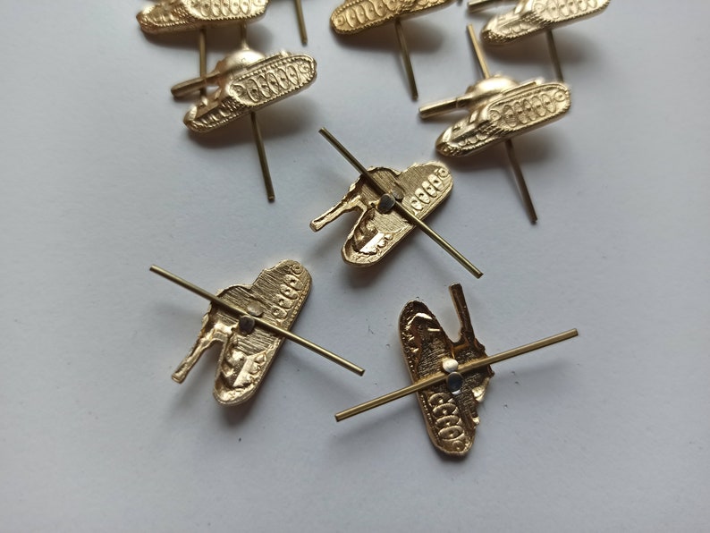 Soviet Tank Badge Tank Cocarde Military Pin Tank Pins 10 Set | Etsy