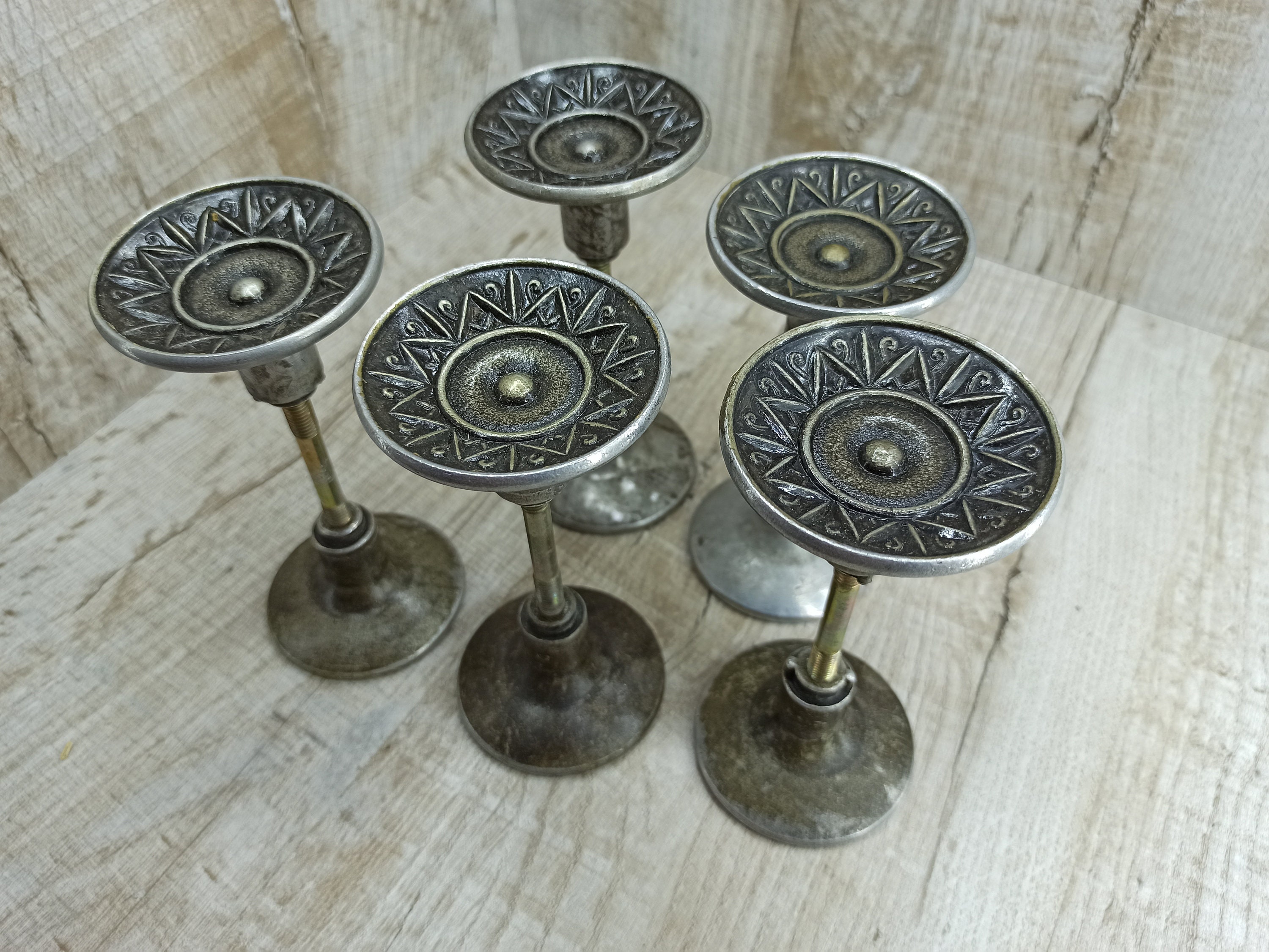 10 Vintage door knob 5 pair Old knobs durable door knobs | Etsy