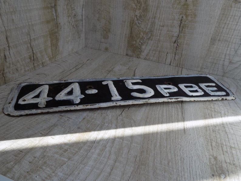 4051 4088 4415 Vintage Car Number Sign Registration Plate Car - Etsy