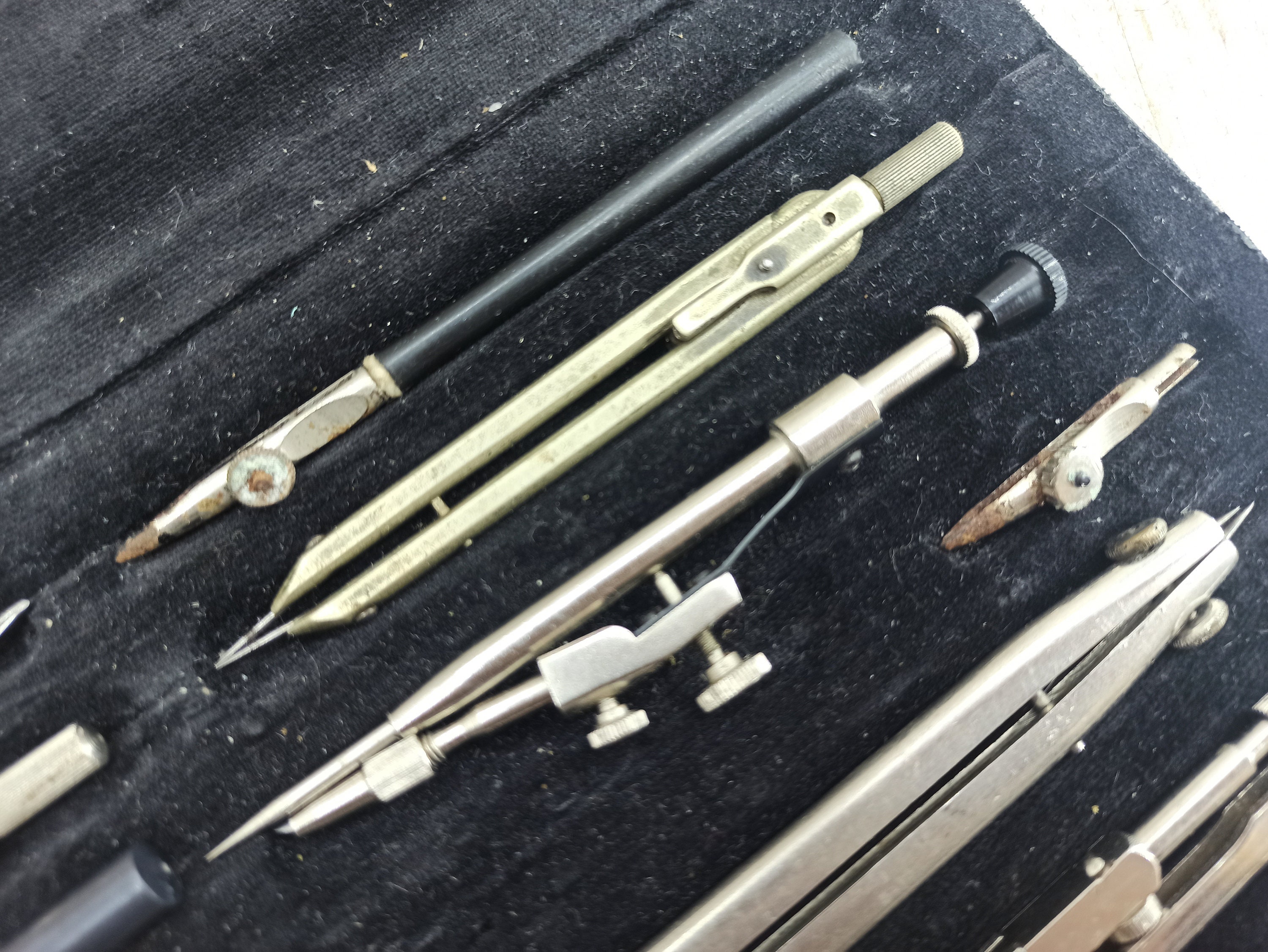 Vintage Architect Set Drawing Set Professional Drafting Tools - Etsy UK