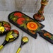 Kitchen Set Vintage Black Floral NEW Decor Wooden Gardening - Etsy