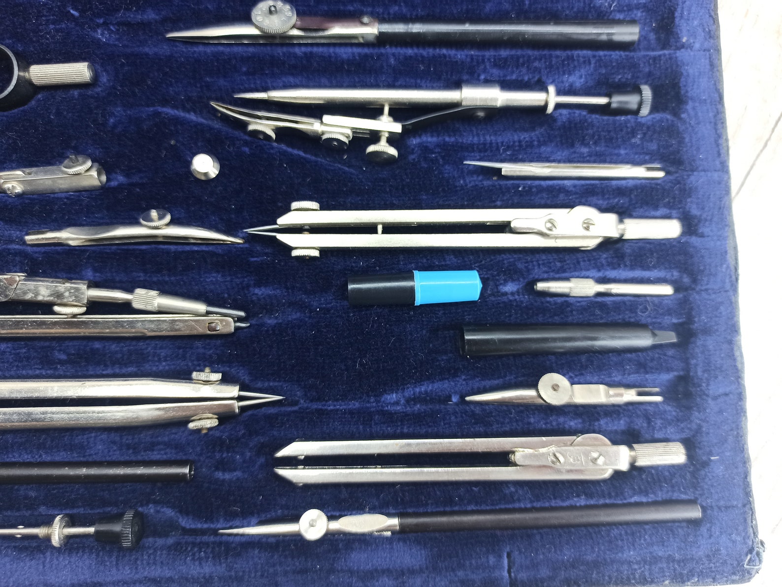 Vintage Architect Set Drawing Set Professional Drafting Tools | Etsy