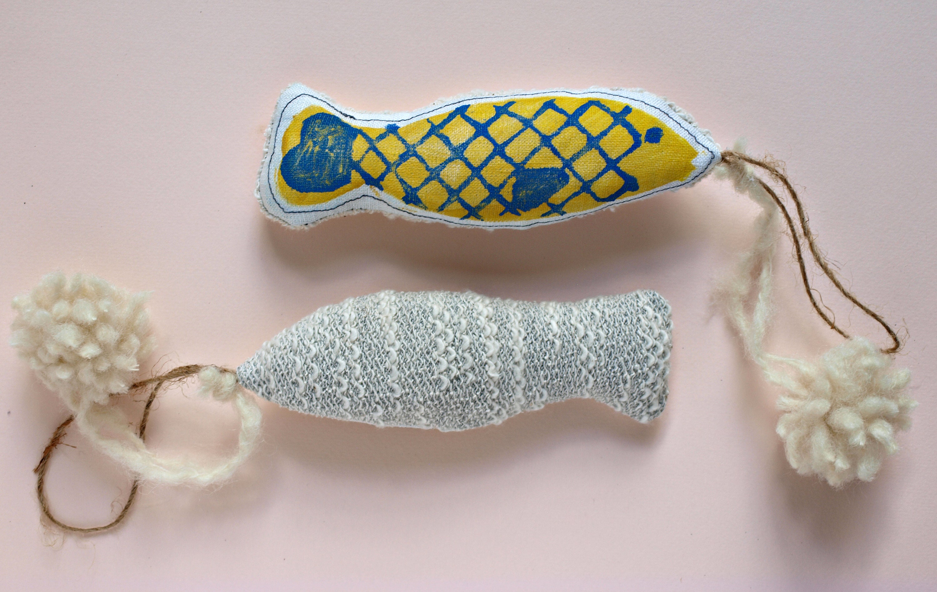 Blue & Yellow Fish Softie Colourful Fish Plush Aqua Wall | Etsy