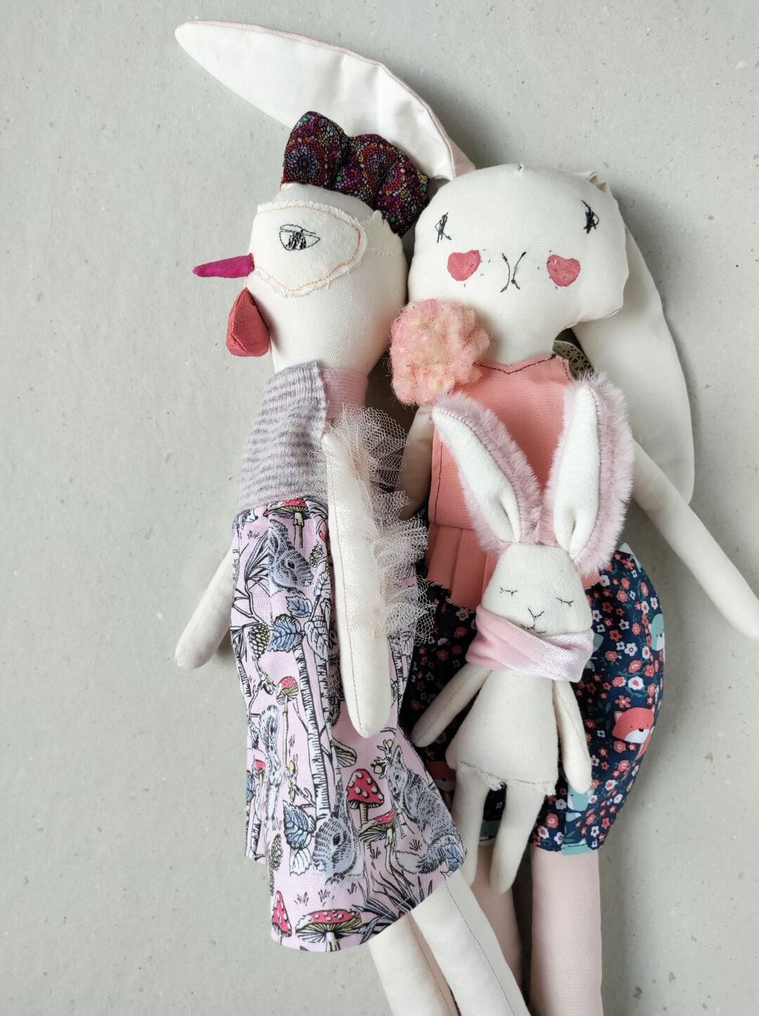 Easter Chicken Cloth Doll for Girl' S Birthday Gift Plush Doll Rag Doll ...