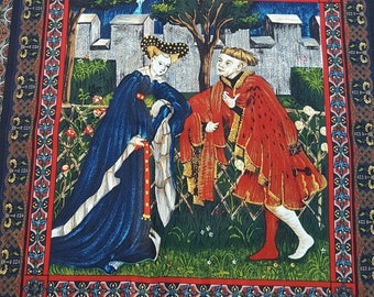 Blue medieval | Etsy