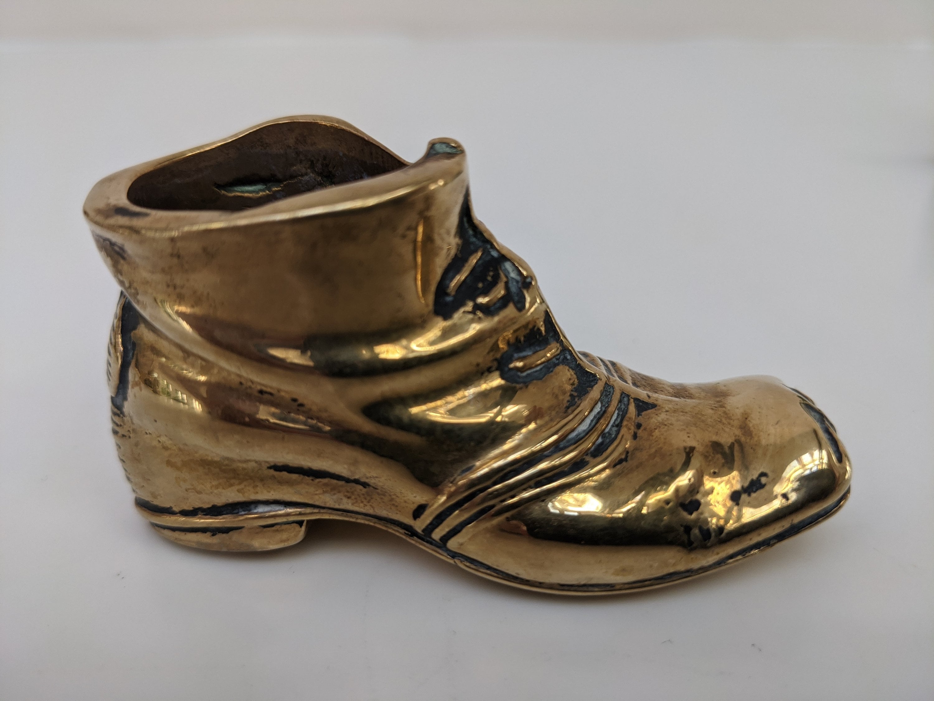 Miniature Brass Boot Matchstick Holder Little Shoe With Mice - Etsy