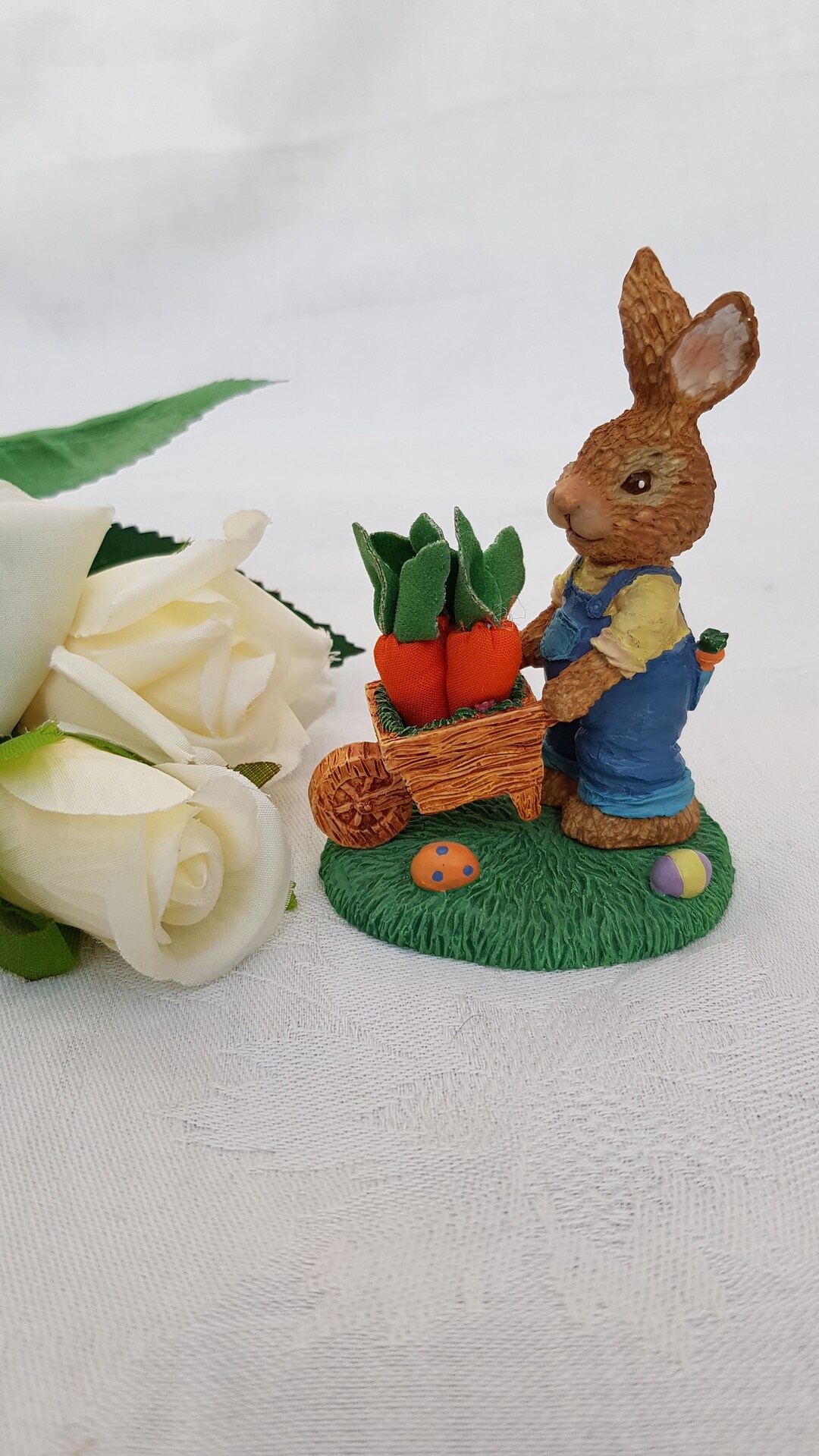 Cute Rabbit Figurine, Bunny Cove Collection, Bunny With Carrots in ...