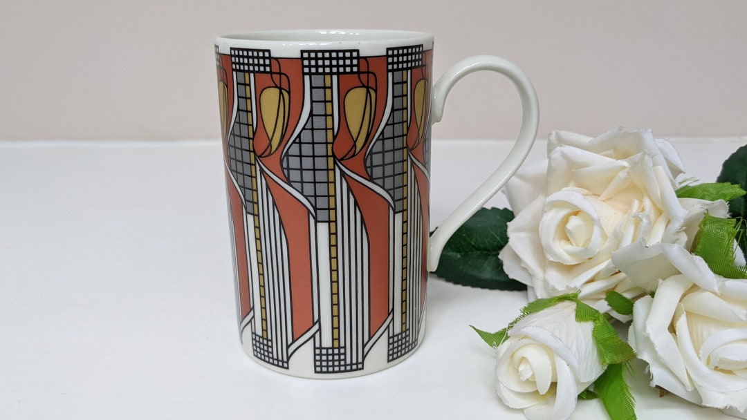 Vintage Mug, Kelvin, in the Style of Mackintosh, Dunoon Stoneware ...