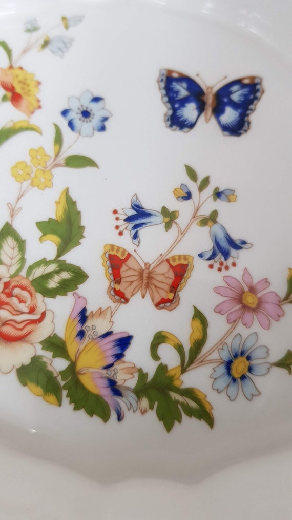 Aynsley Pin Dish, Cottage Garden Pattern, Flowers and… - Gem