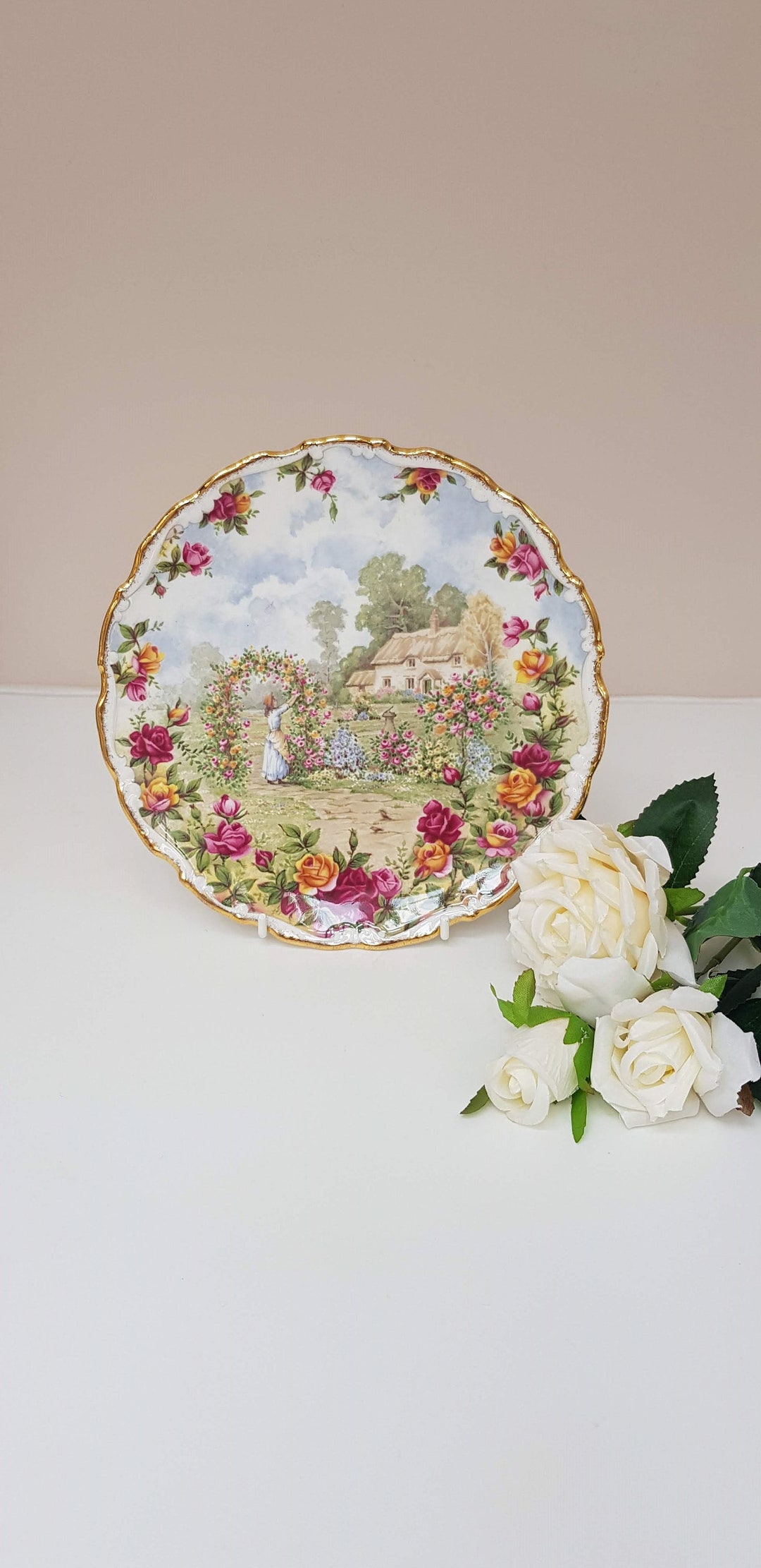 Royal Albert Display Plate, to Celebrate the 25th Anniversary of Old ...