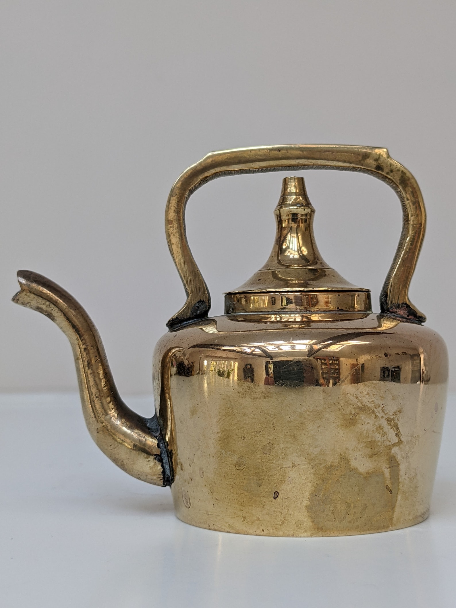 Vintage miniatura caldera de latón pieza de cocina casa de - Etsy España