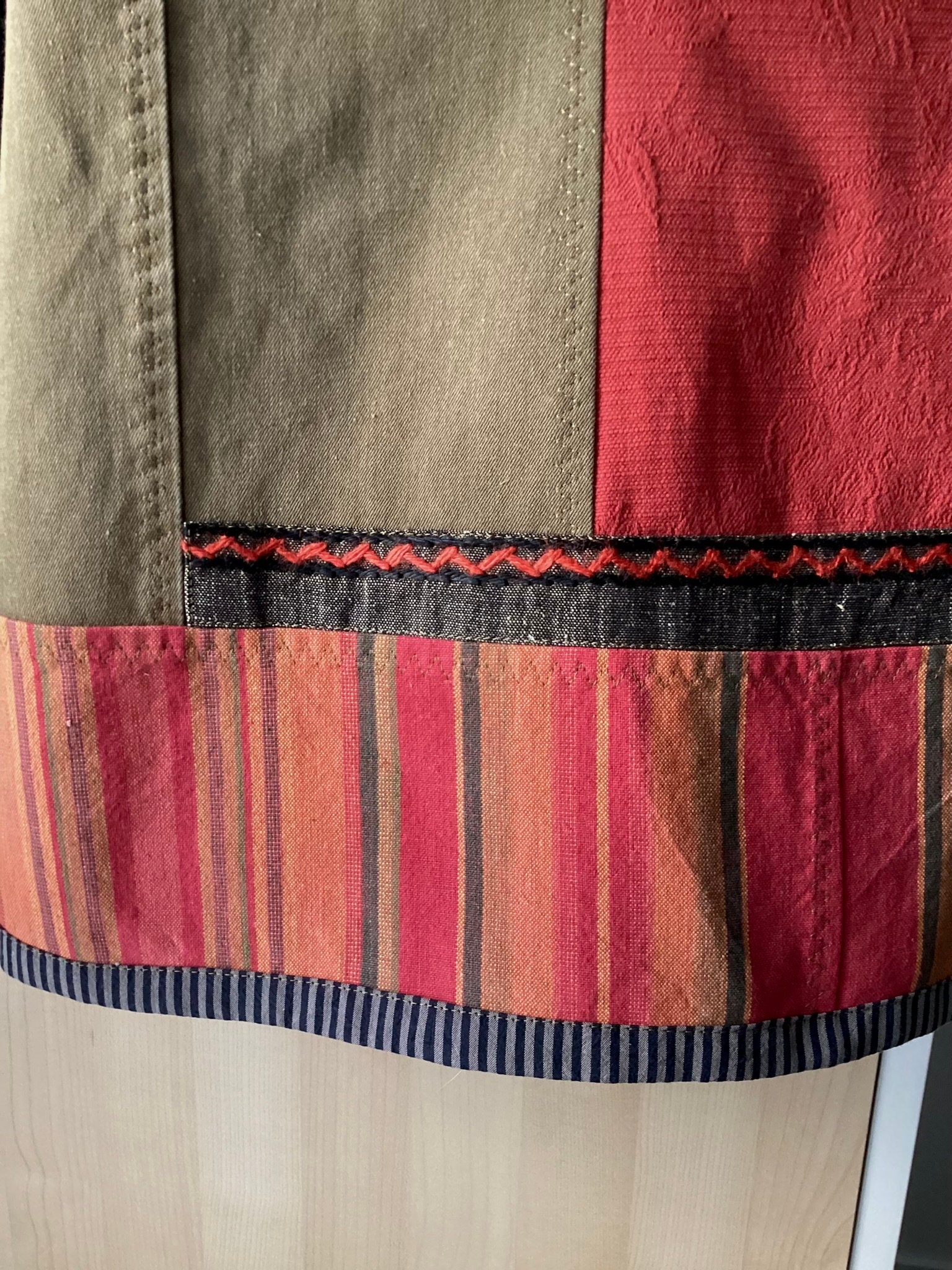 Patchwork Wearable Art Womens Jacket Sustainably Made From Upcycled ...