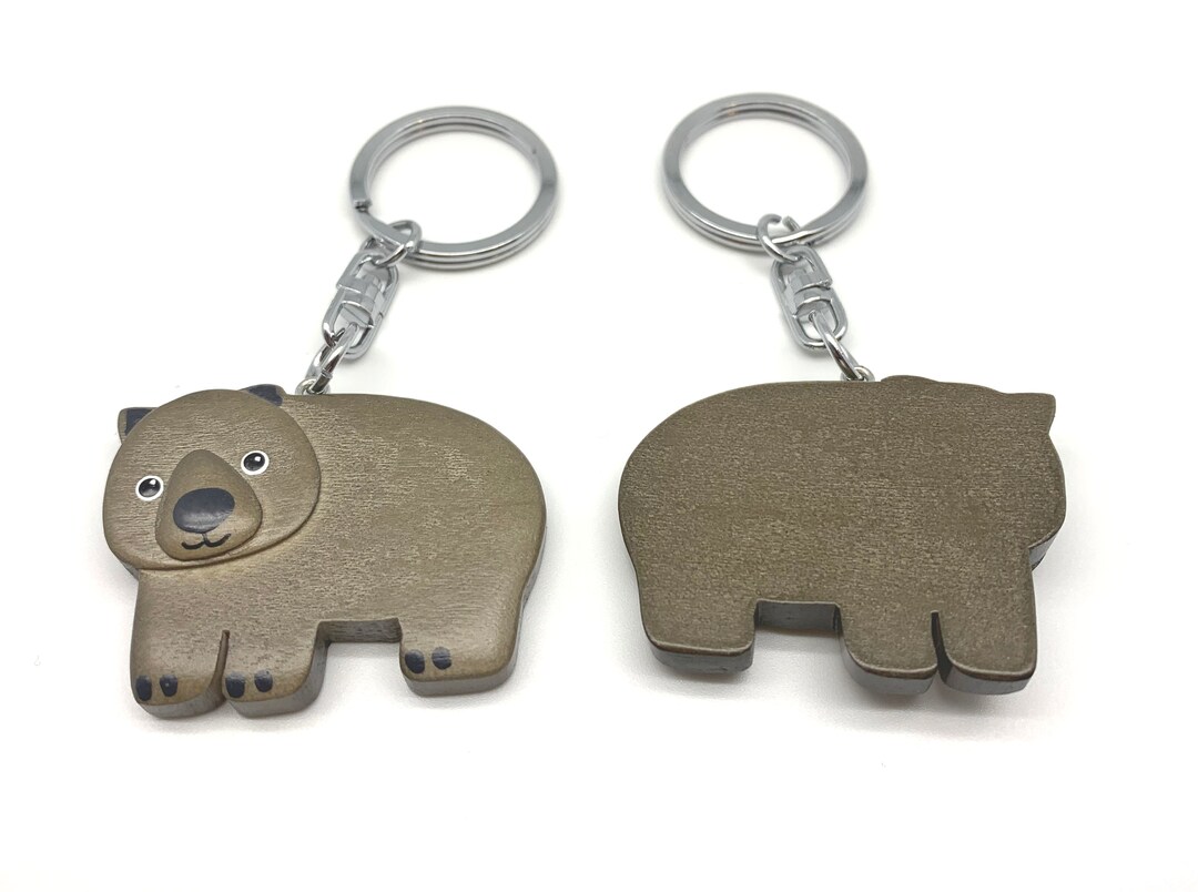 Keychain Wombat and Wombat Magnet - Etsy