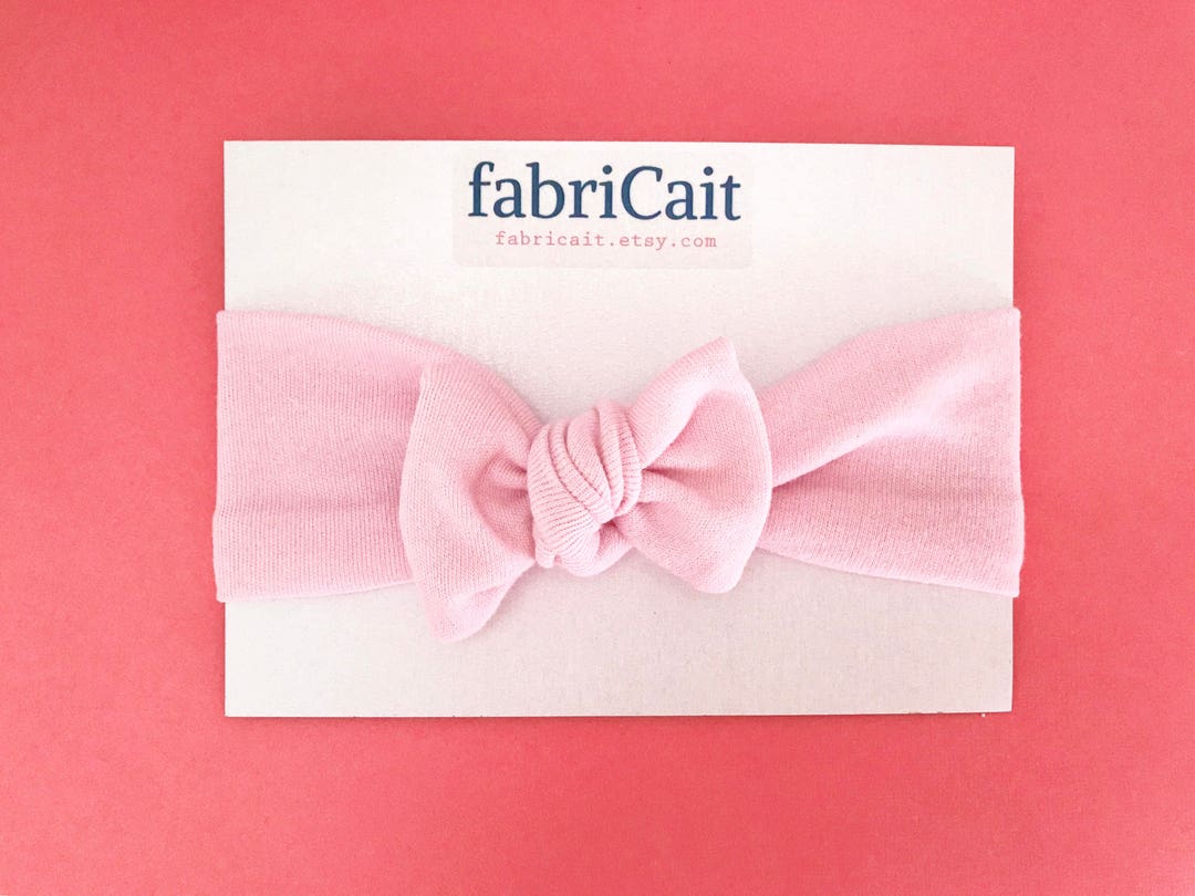 Pink Bow Headband. Pink Baby Bow. Pink Baby Headband. Pink Newborn ...
