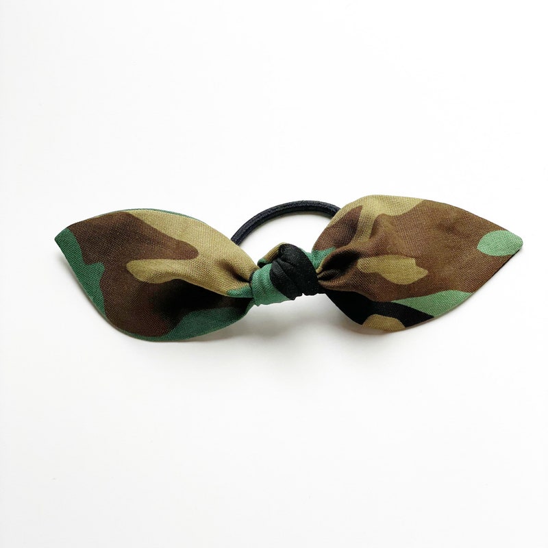 Camouflage Hair Bow - Etsy
