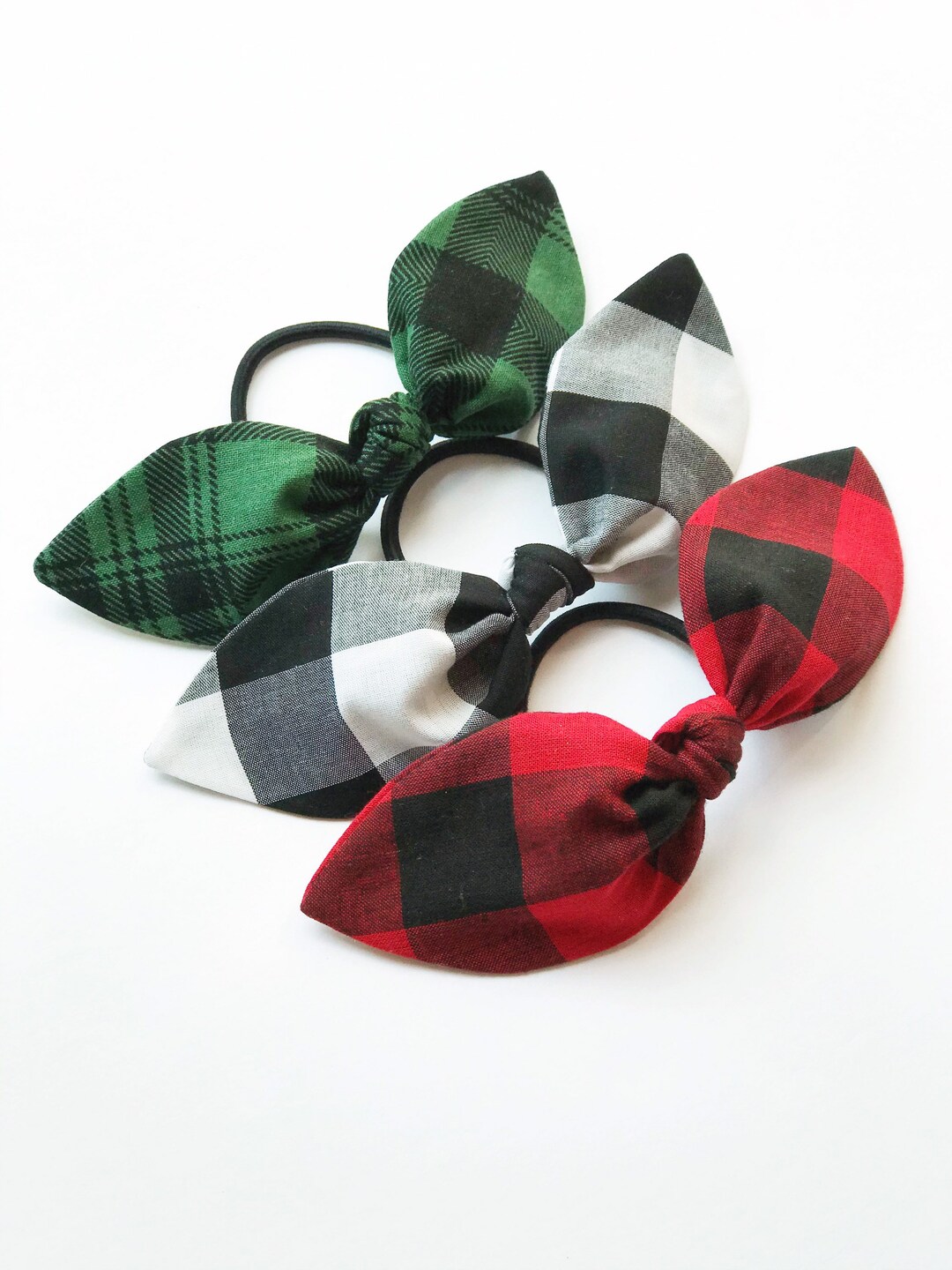 Buffalo Check Hair Scarf. Plaid Hair Scarf. Check Hair Scarf. Gingham ...
