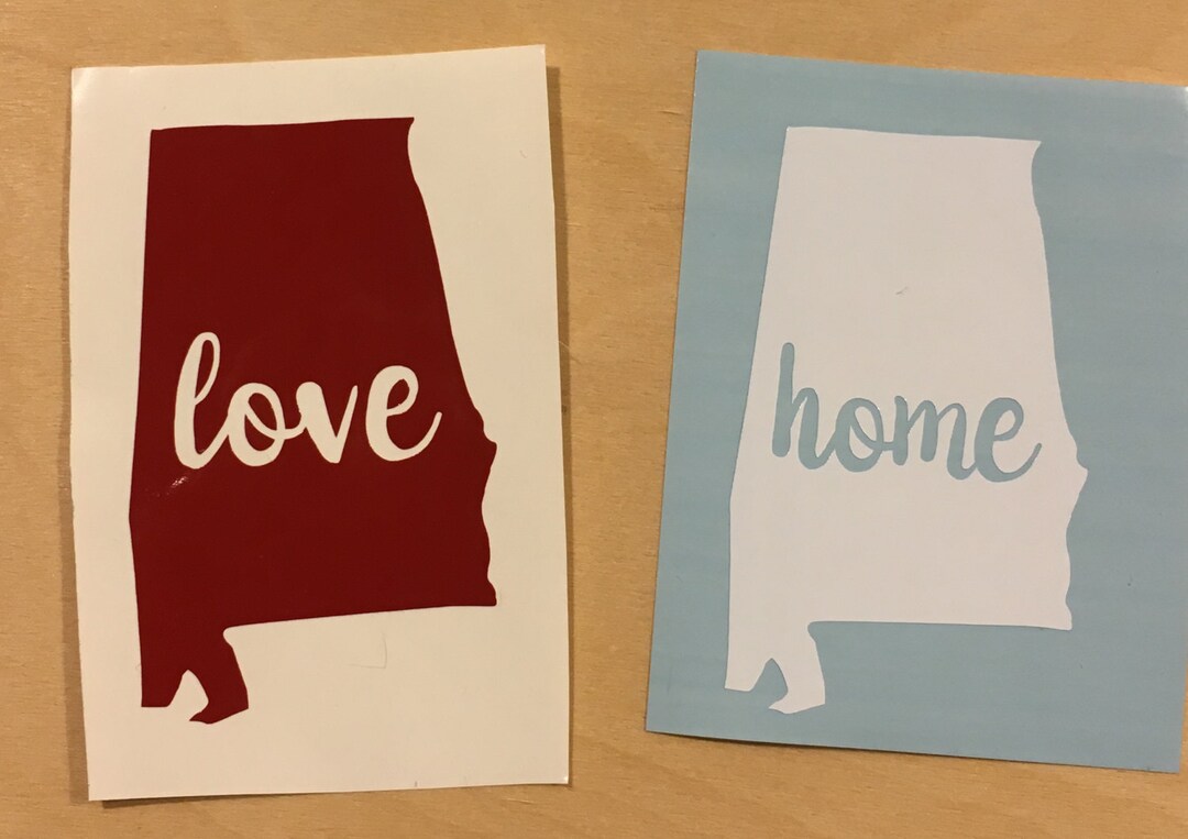 Alabama Vinyl Decal - Etsy