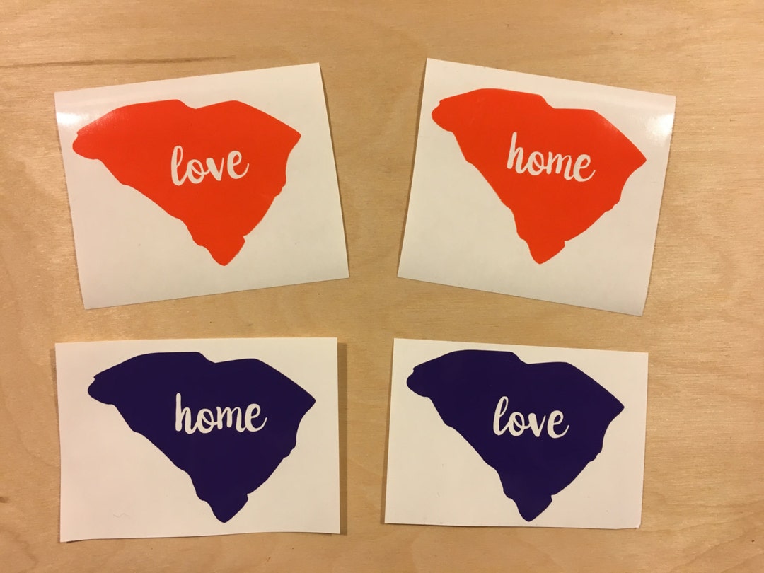 South Carolina Vinyl Decal - Etsy