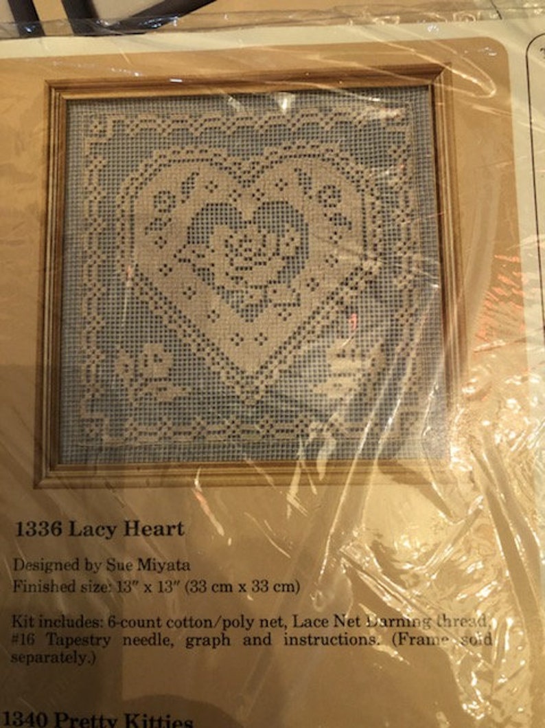 Creative Circle Lace Net Darning Kits Including Bunny & Duck - Etsy