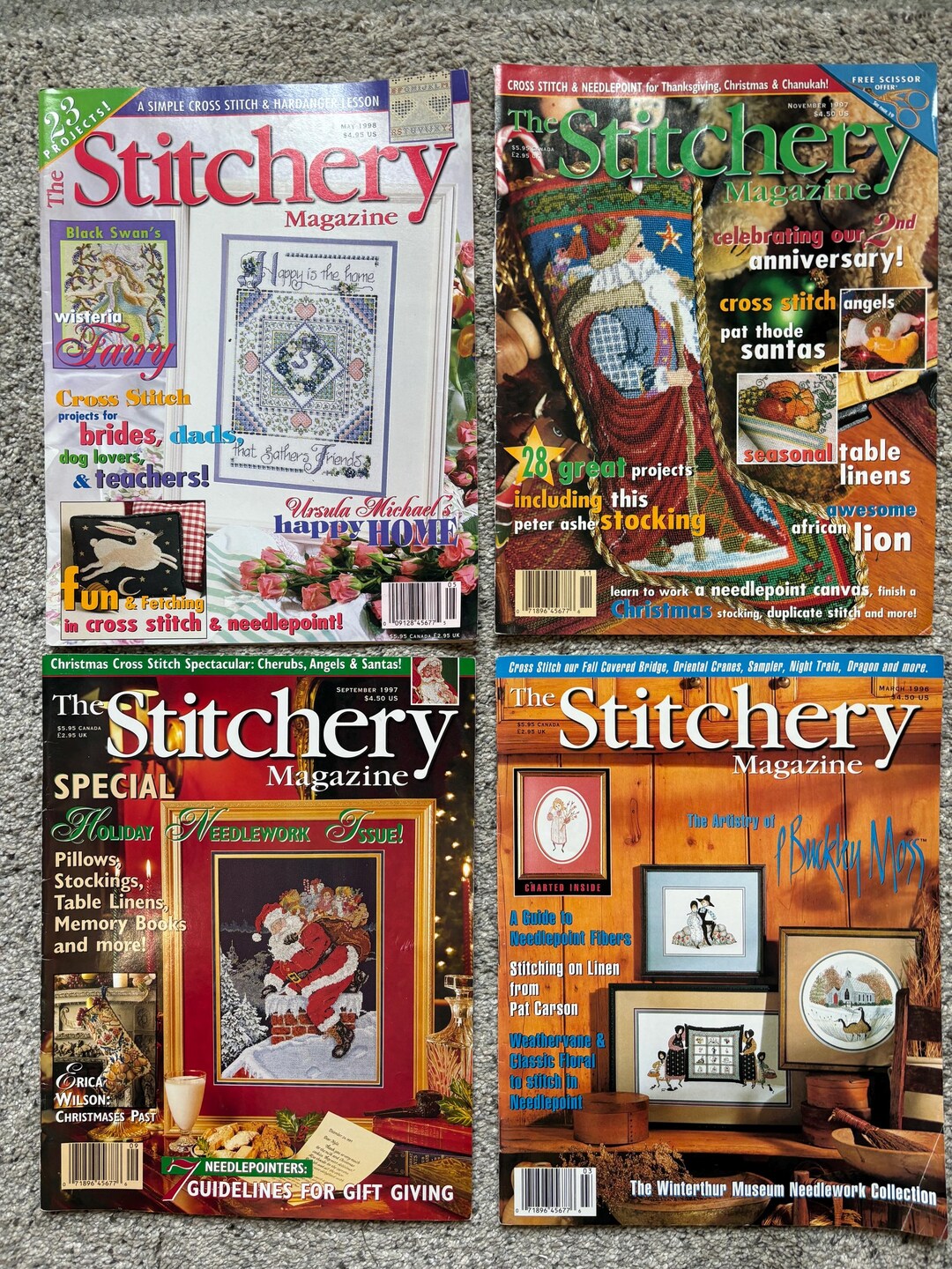The Stitchery Magazine Cross Stitch Magazine - Etsy