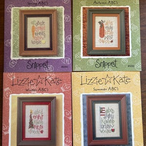 Lizzie Kate Snippets Including Abcs, Baskets and Samplers - Etsy