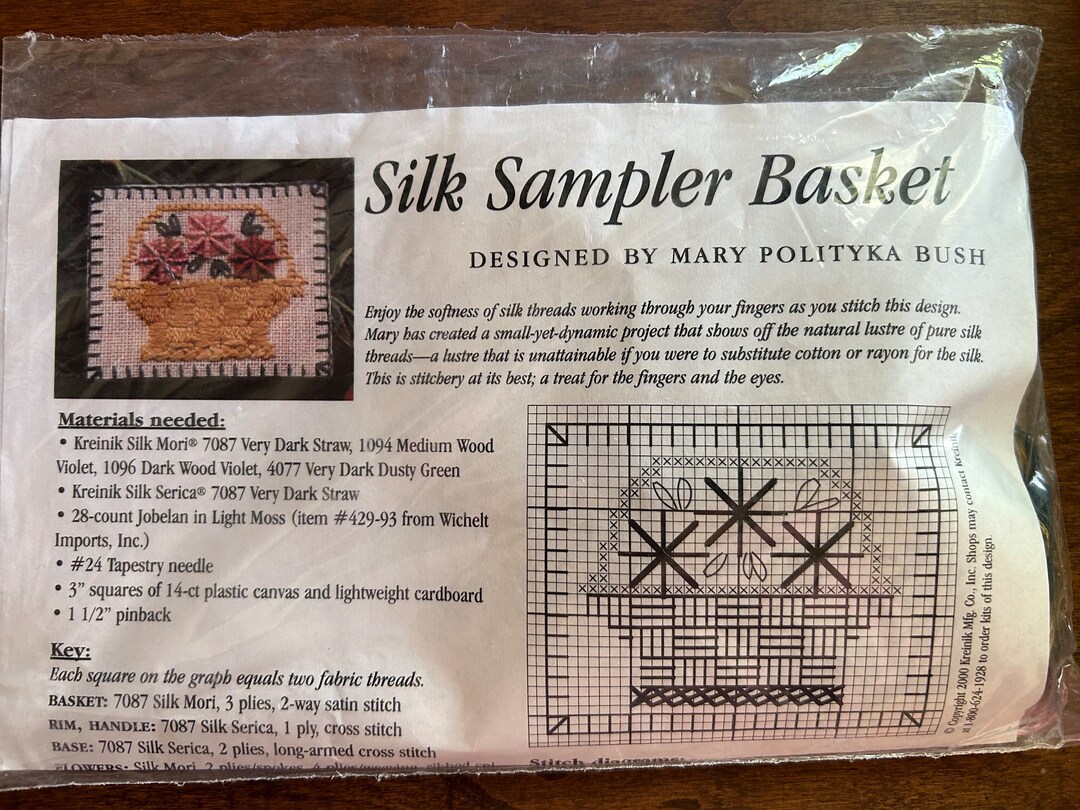 Silk Samper Basket Kit - Etsy