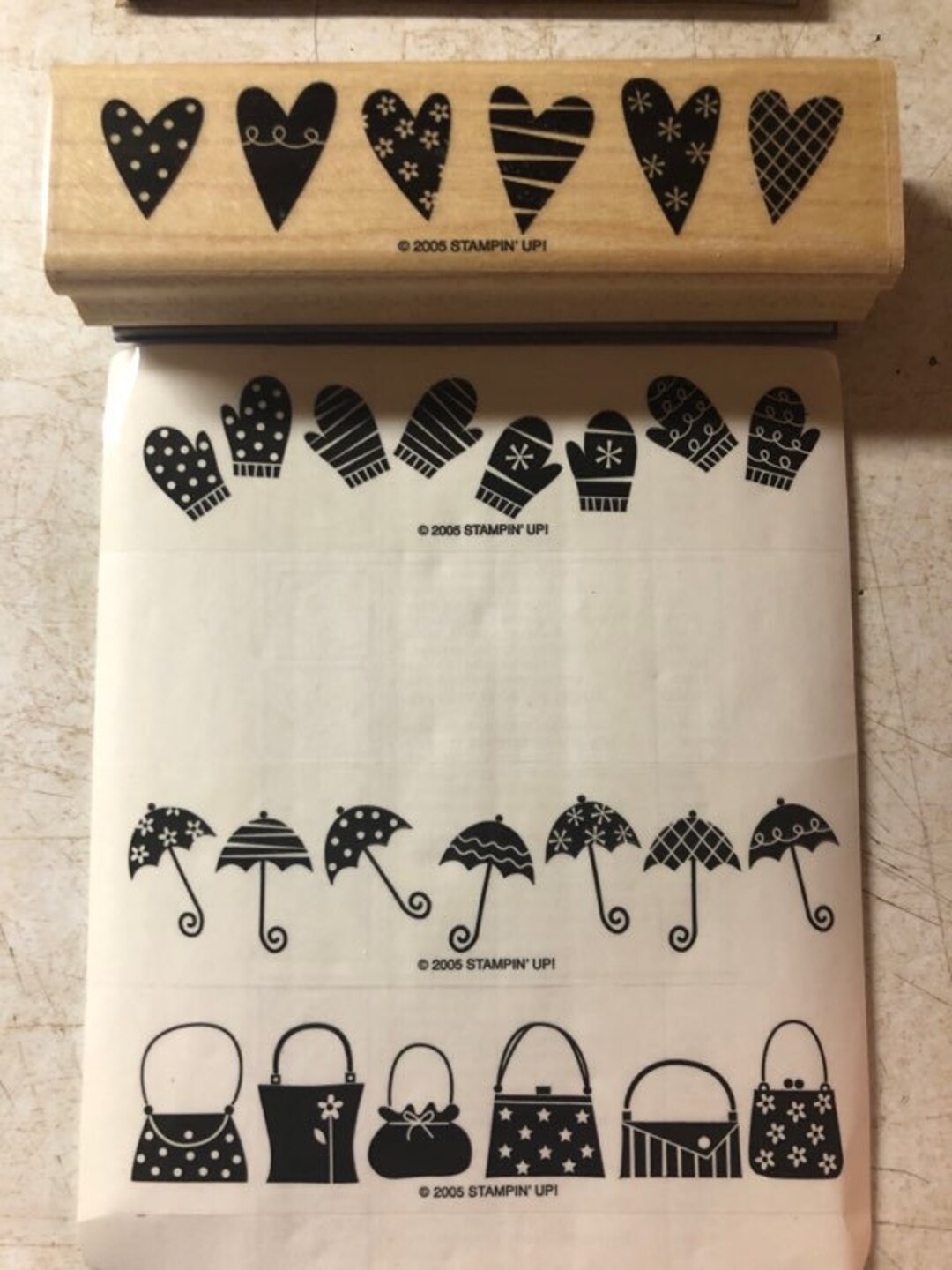 Stampin' up Weather or Not Stamp Set - Etsy