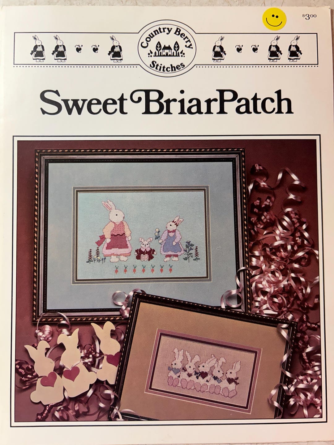 Country Berry Stitches Sweet Briarpatch Cross Stitch Leaflet - Etsy