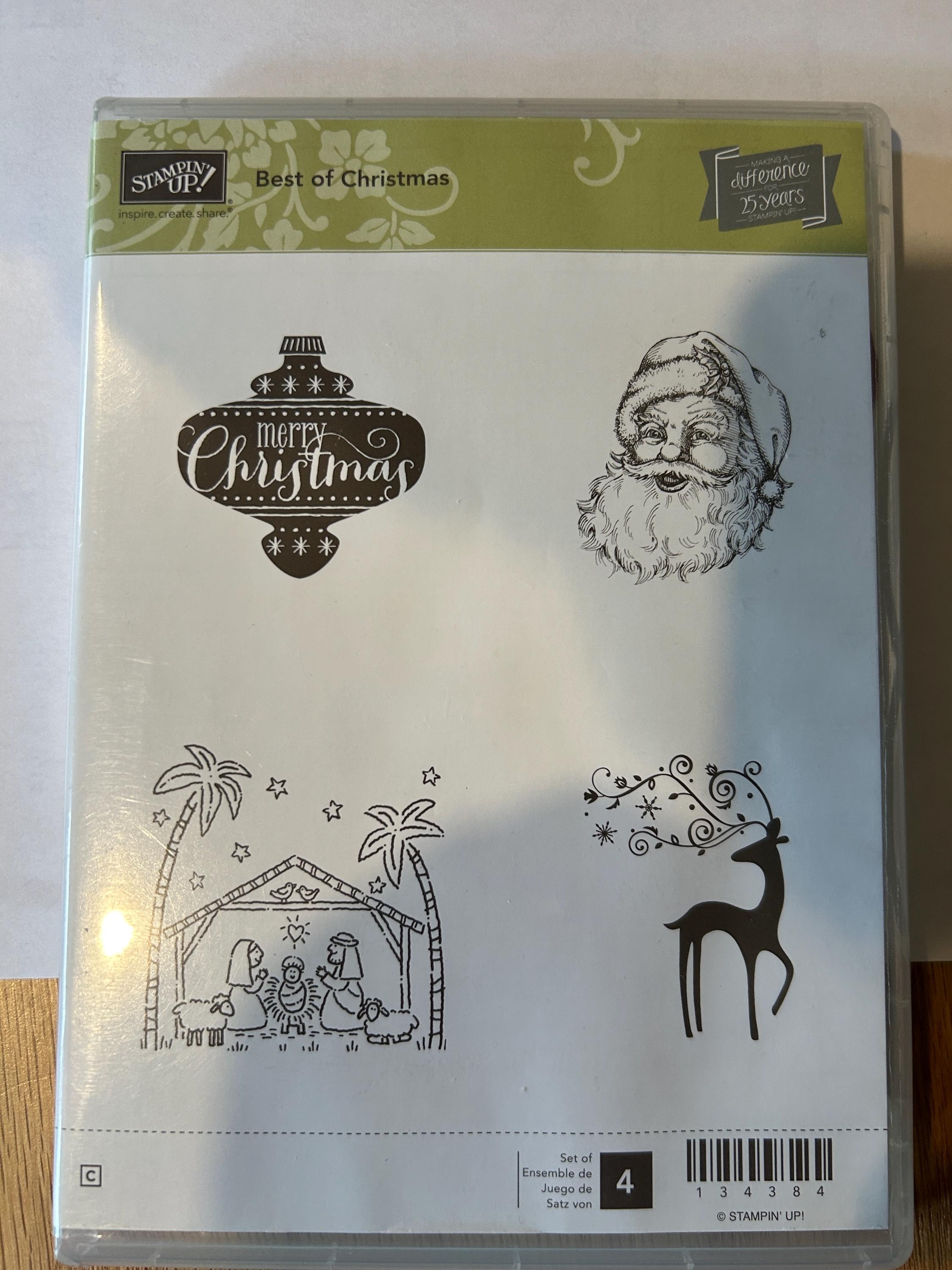 Stampin’ up Christmas Stamp Sets Including Seasonal Bells, Holly Jolly ...