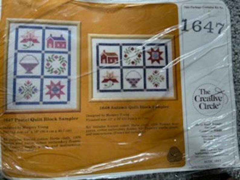 The Creative Circle Pastel Quilt Block Sampler 1647 - Etsy