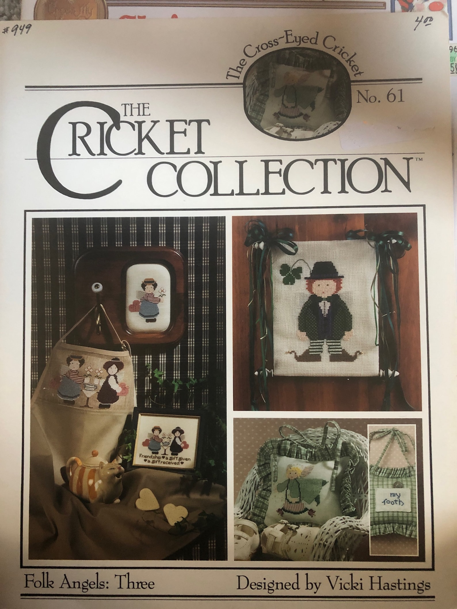 The Cross Eyed Cricket - the Cricket Collection Cross Stitch Leaflets ...