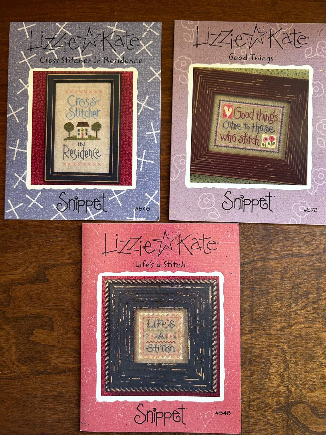 Lizzie Kate Snippet Cross Stitch Charts - Etsy