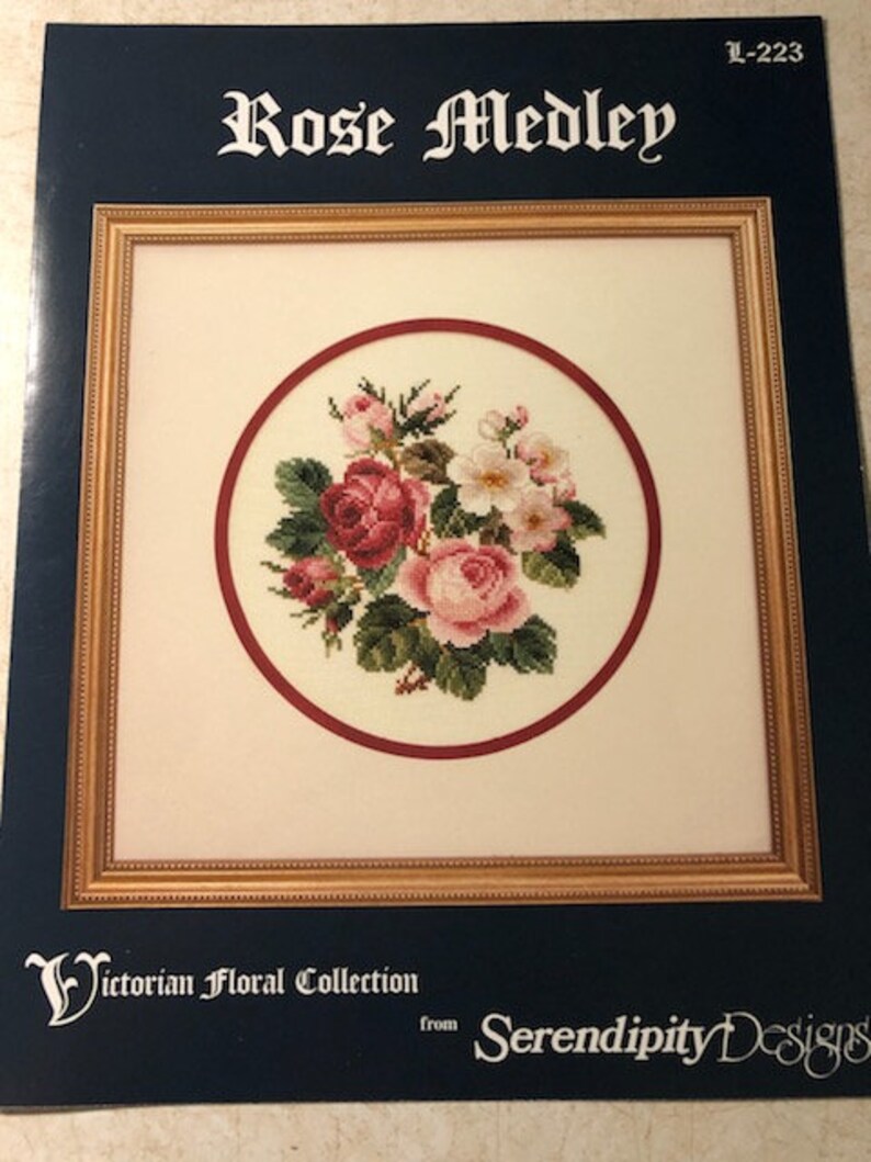 Serendipity Designs Victorian Floral Cross Stitch Patterns Ferns and ...