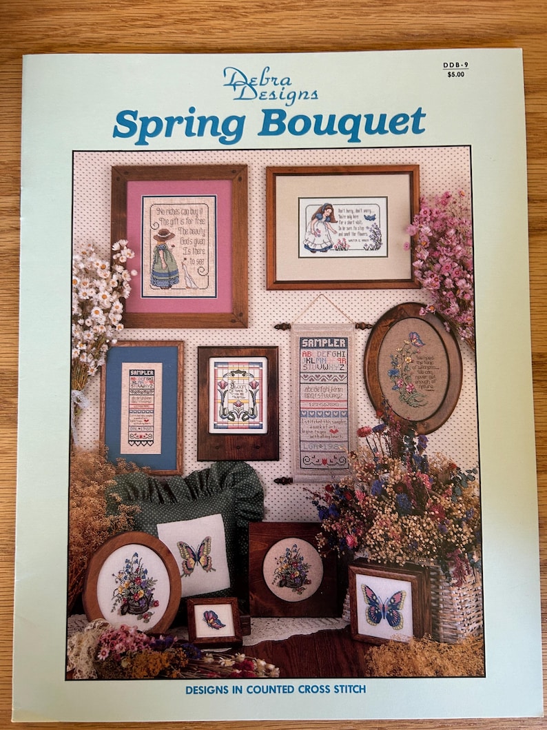 Debra Designs Cross Stitch Charts Including Spring Bouquet, Victorian ...
