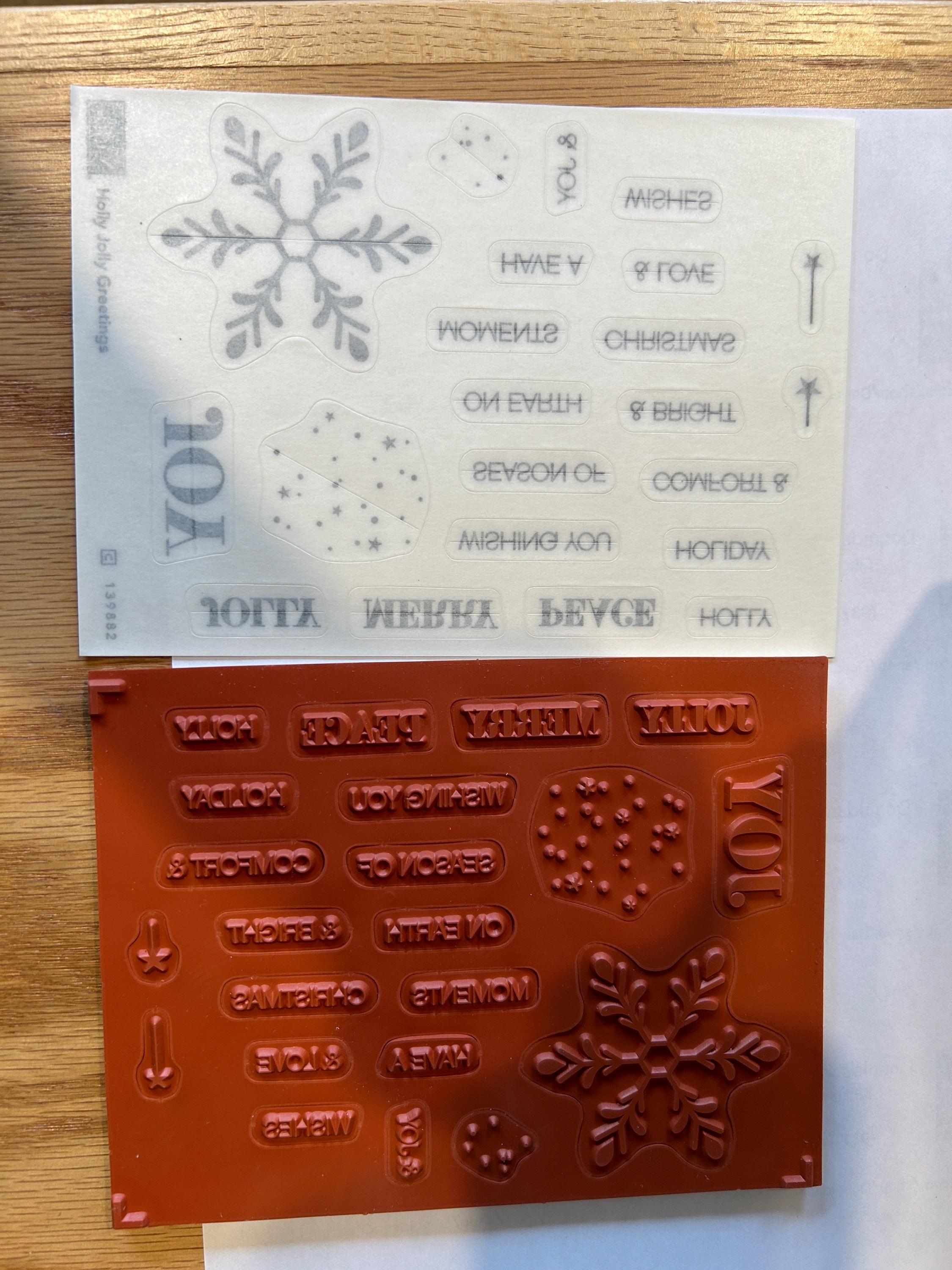 Stampin’ up Christmas Stamp Sets Including Seasonal Bells, Holly Jolly ...